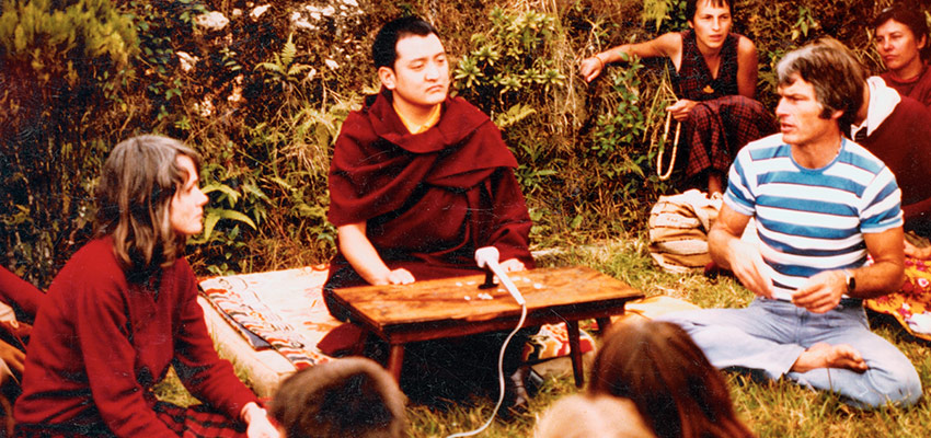 Shamar Rinpoche, the 14th Shamarpa or "Red Hat Karmapa"